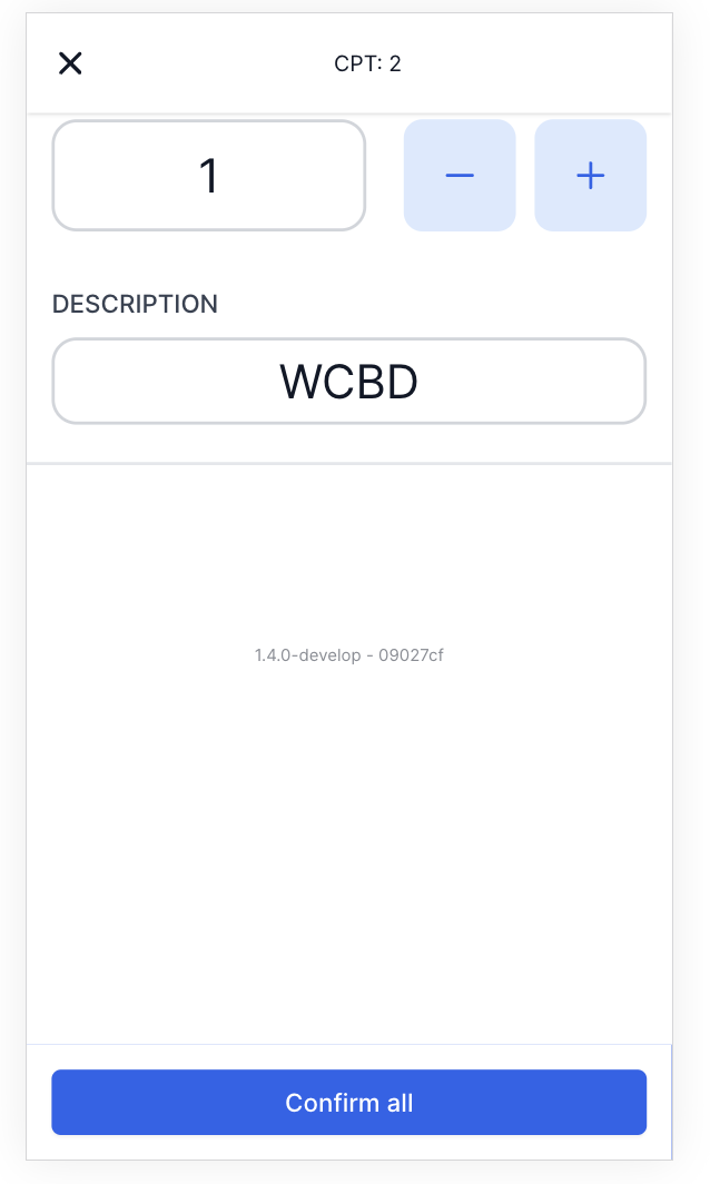 Zero-click Loadsheet